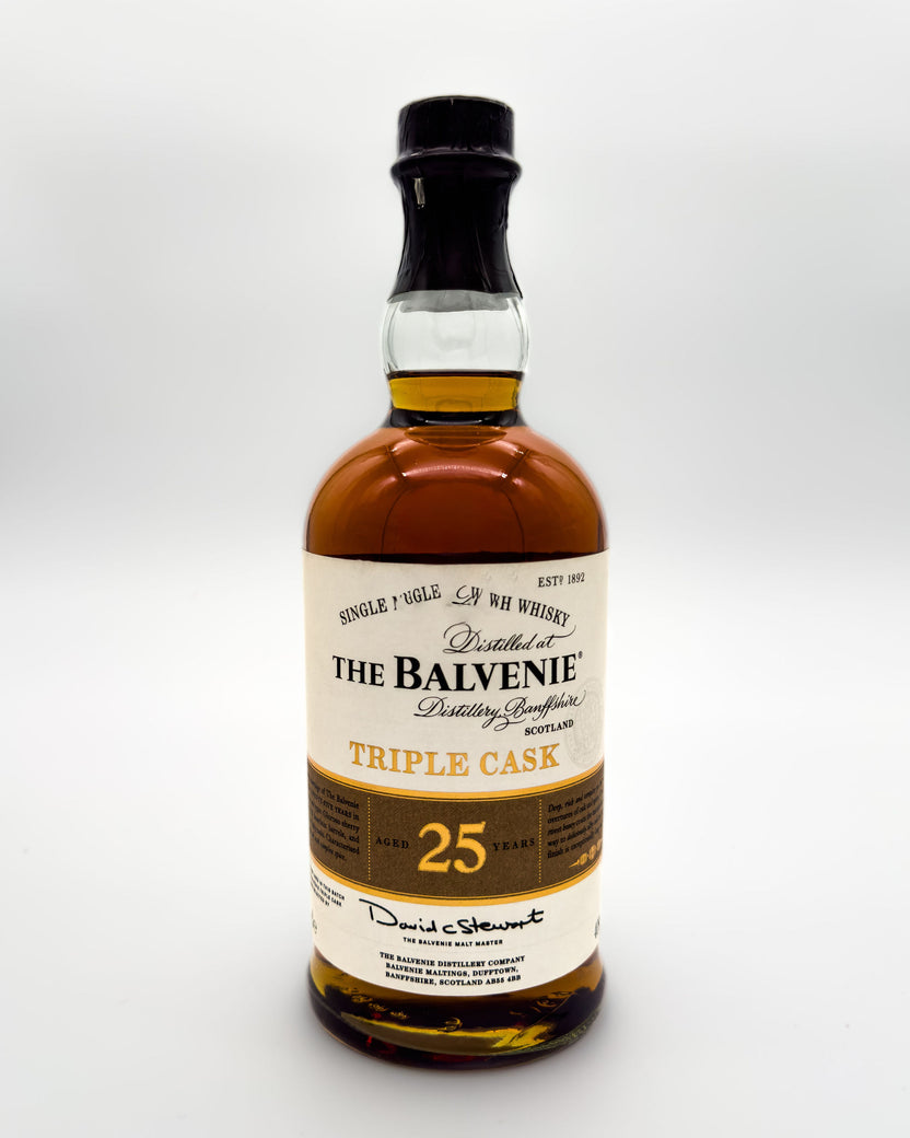Balvenie Triple Cask 25 Year Old - 700ml - 40% vol. – Rare Scotches ...
